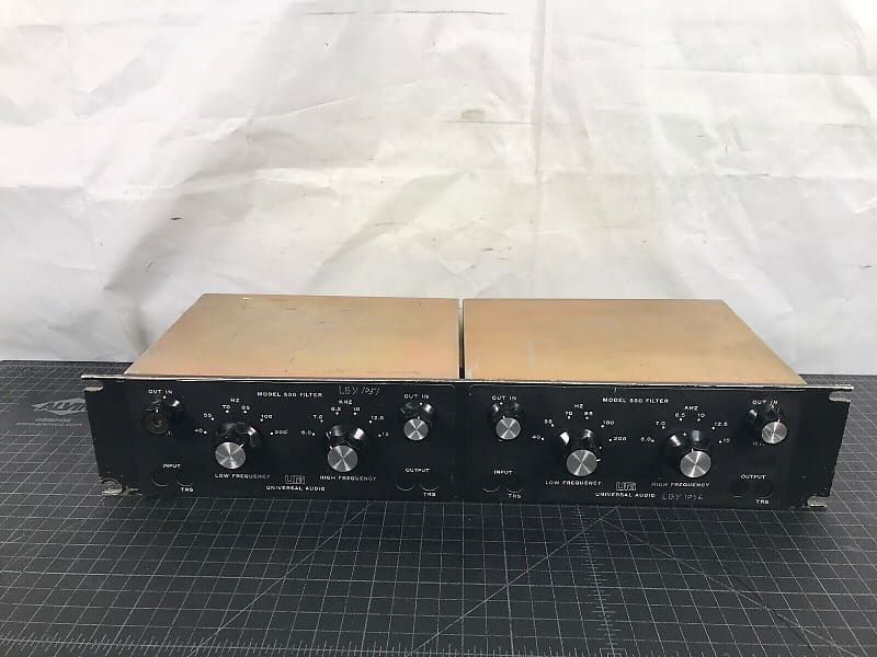 UREI 550 Filter Racked Pair | Reverb