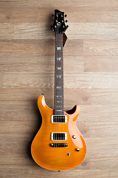 2017 Wolf WPRS 200C Amber Electric Guitar | Reverb