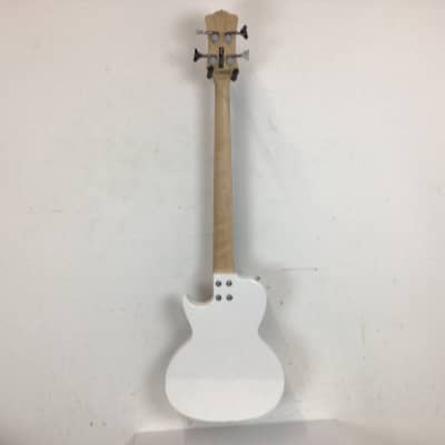 Used Luna LP-STYLE BASS Bass Guitars White | Reverb