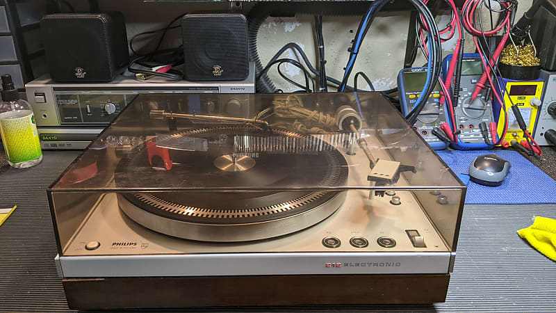 Vintage Made In Holland Philips GA212 Turntable Free Safe | Reverb