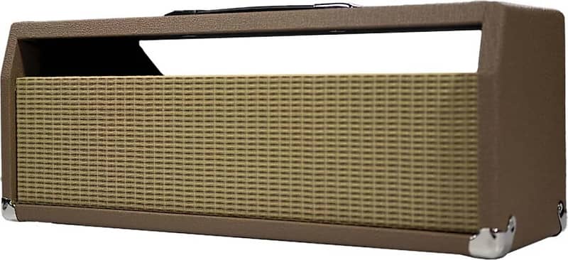 Fender Brownface Vibroverb 6G16 Style Guitar Amp Head Cabinet | Reverb