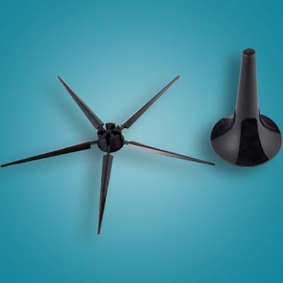 Portable Trumpet Stand Holder Metal with 5 Leg Foldable | Reverb