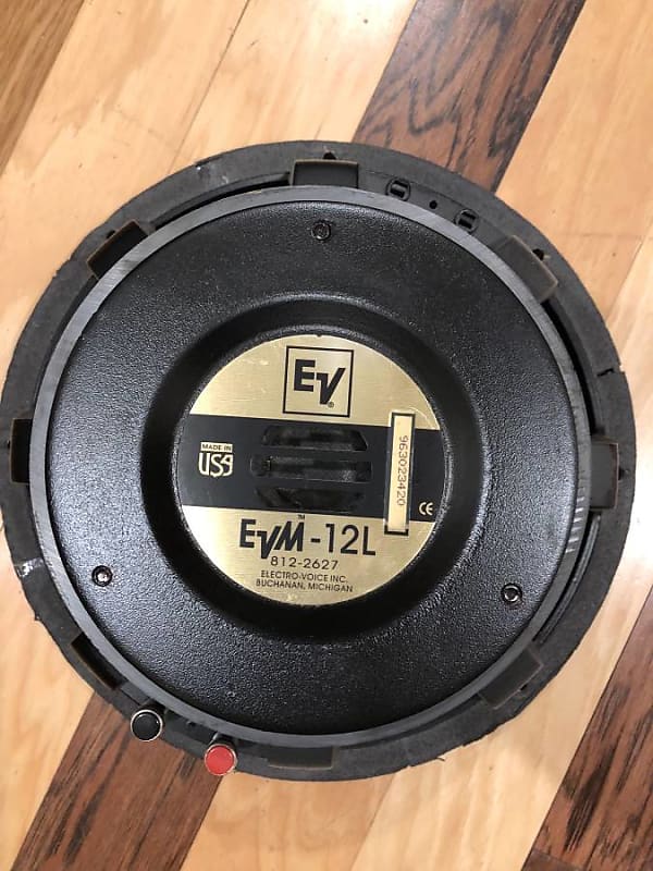 Electro-Voice EVM-12L 12” Speaker Legendary Sound - Excellent | Reverb
