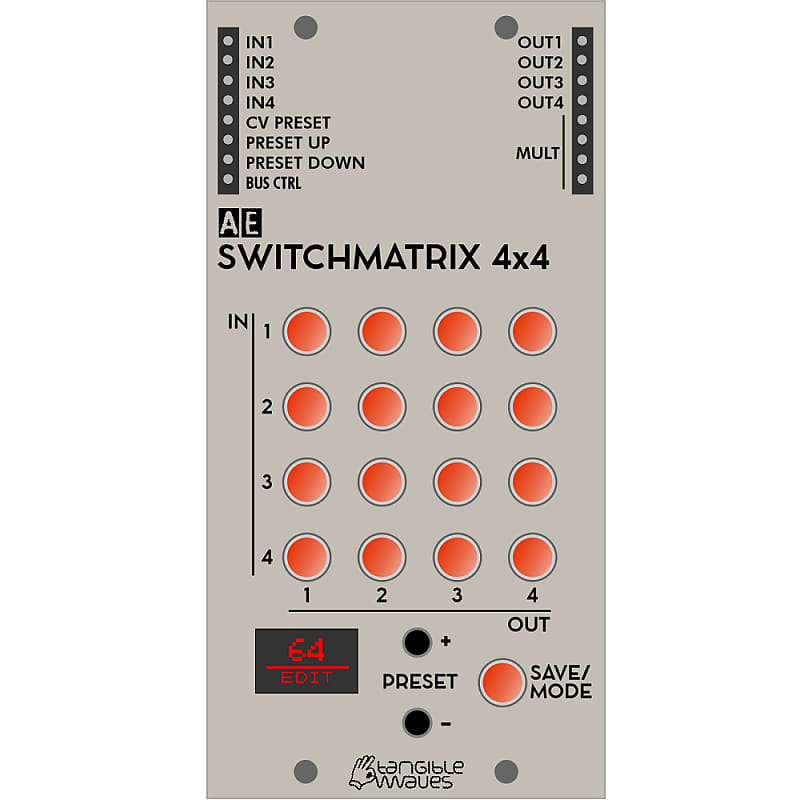 Tangible Waves - SWITCHMATRIX 4x4 | Reverb
