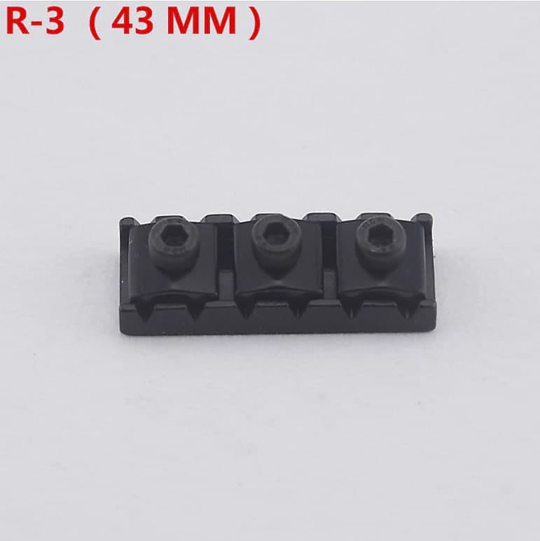 Floyd Rose Locking Nut Black 43mm R3 Marked w/R14 Radius Top | Reverb