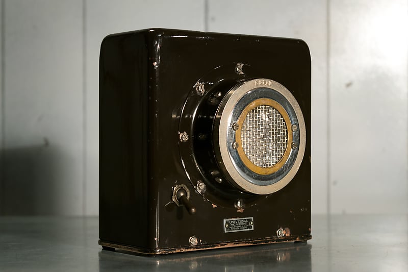 Vintage 1930s Universal 1440 condenser microphone - working | Reverb