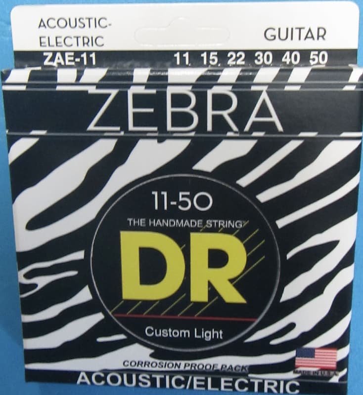 DR-Zebra ZAE-11 guitar strings | Reverb
