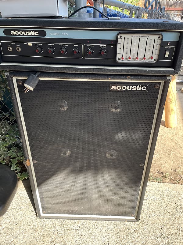 Acoustic Control Corp 125 w/ 6x10 cab ‘70s Black Rolex | Reverb