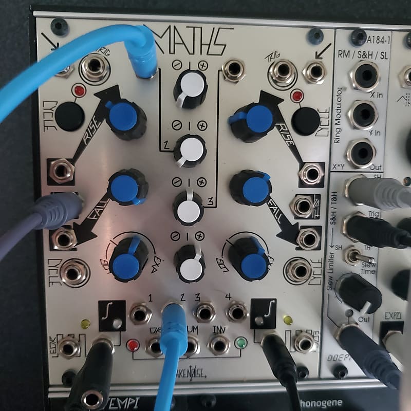 Make Noise Maths Module, Blue and White Knobs 2019 - Present | Reverb