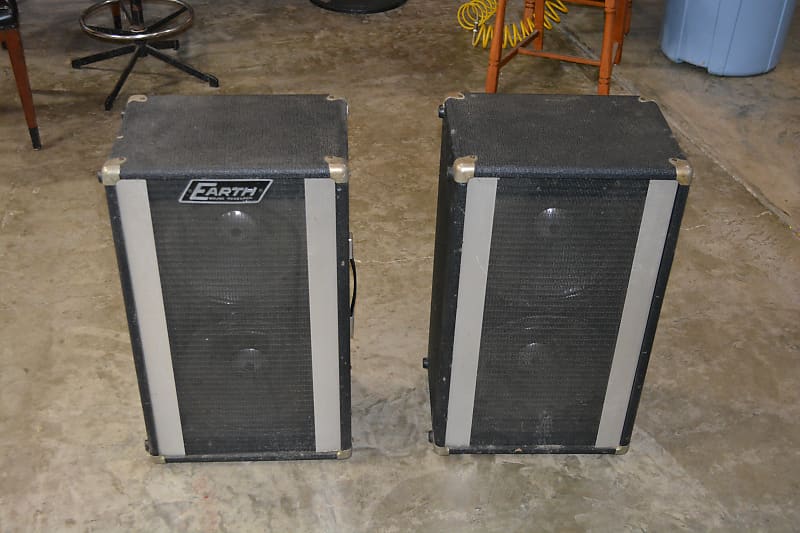 Pair of 1970s Earth Sound Research 2x12" Cab 100 Watts/16 | Reverb