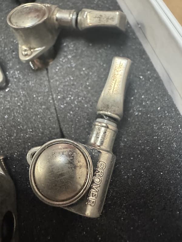Grover 3 + 3 tuners 1990 - Nickel | Reverb
