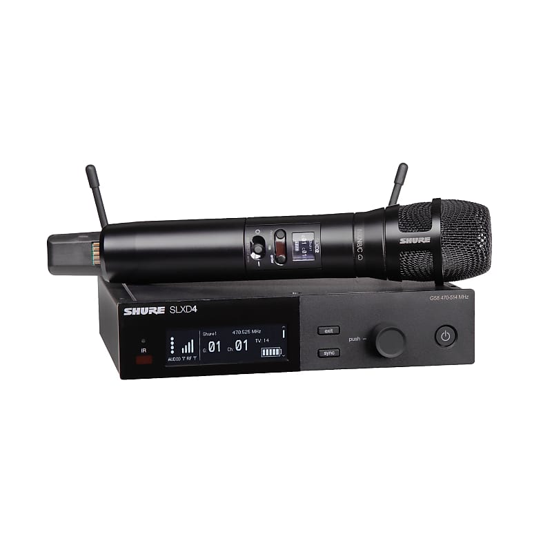 Shure SLXD24/N8CB-J52 Nexadyne Handheld Wireless System Black | Reverb