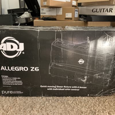 American DJ Allegro Z6 zoomable wash and motorized tilt | Reverb