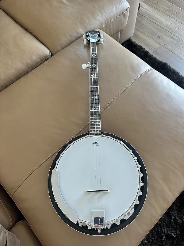 Oscar Schmidt 5 string Banjo 2020 - Cherry wood | Reverb