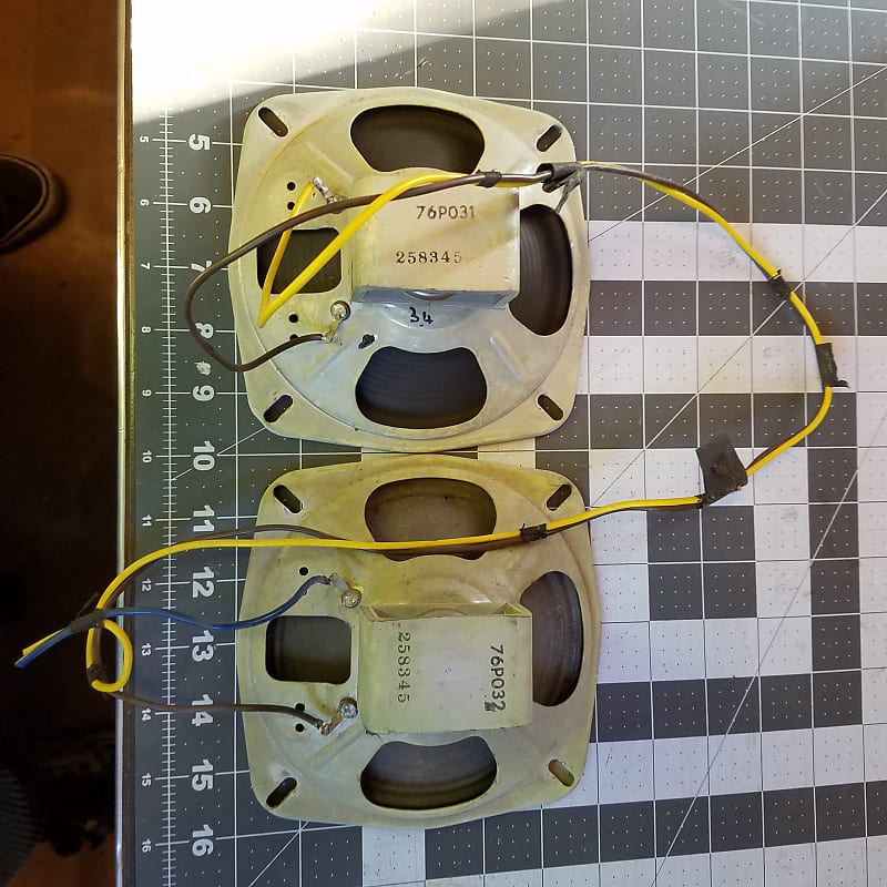 Perm-O-Flux Pair (2) 6" AlNiCo Speaker Drivers 76P031 76P032 | Reverb