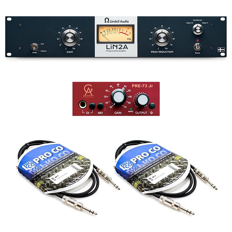 Lindell Audio LiN2A w/ Golden Age Project PRE73 JR & ProCo | Reverb
