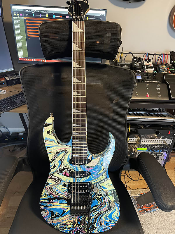 Ibanez RG 760 Custom Late 80's - Swirl | Reverb