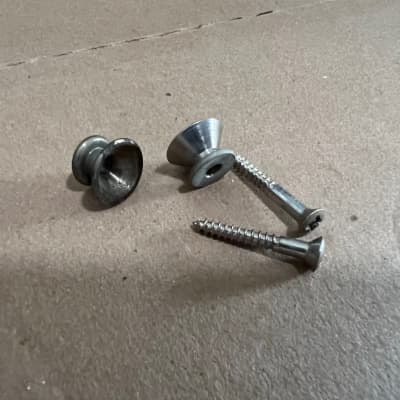 Vintage 1960s Fender Strap Buttons Telecaster Stratocaster | Reverb