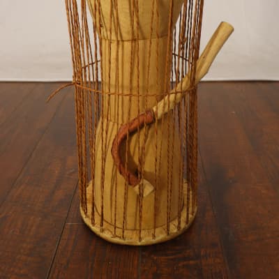 Handmade 8" Talking Drum w/Curved Mallet | Reverb