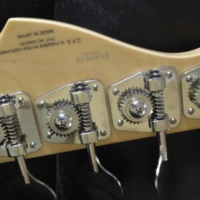 Made in Japan Fujigen Black Jazz Bass w/ Fender Custom Shop | Reverb