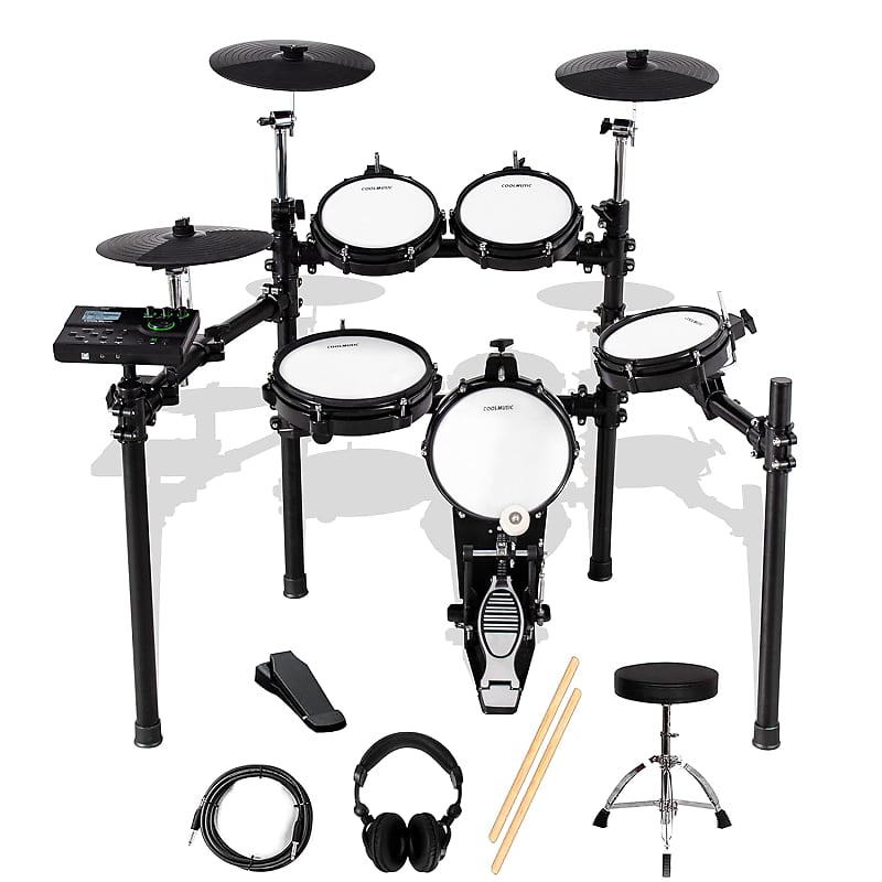 Dd8 Electric Drum Set Electronic Kit With Mesh Head 8 Piece, | Reverb