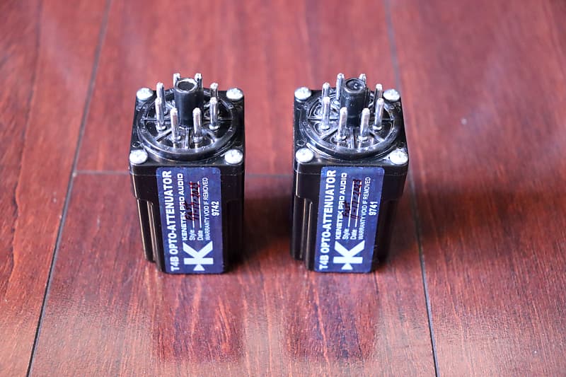 Stereo Matched Pair of Kenetek T4B "Fast" Opto Cells LA2A | Reverb