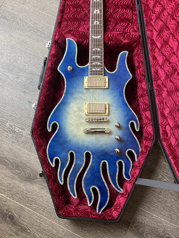 Minarik Inferno Rare Blue Color w/Coffin Case | Reverb