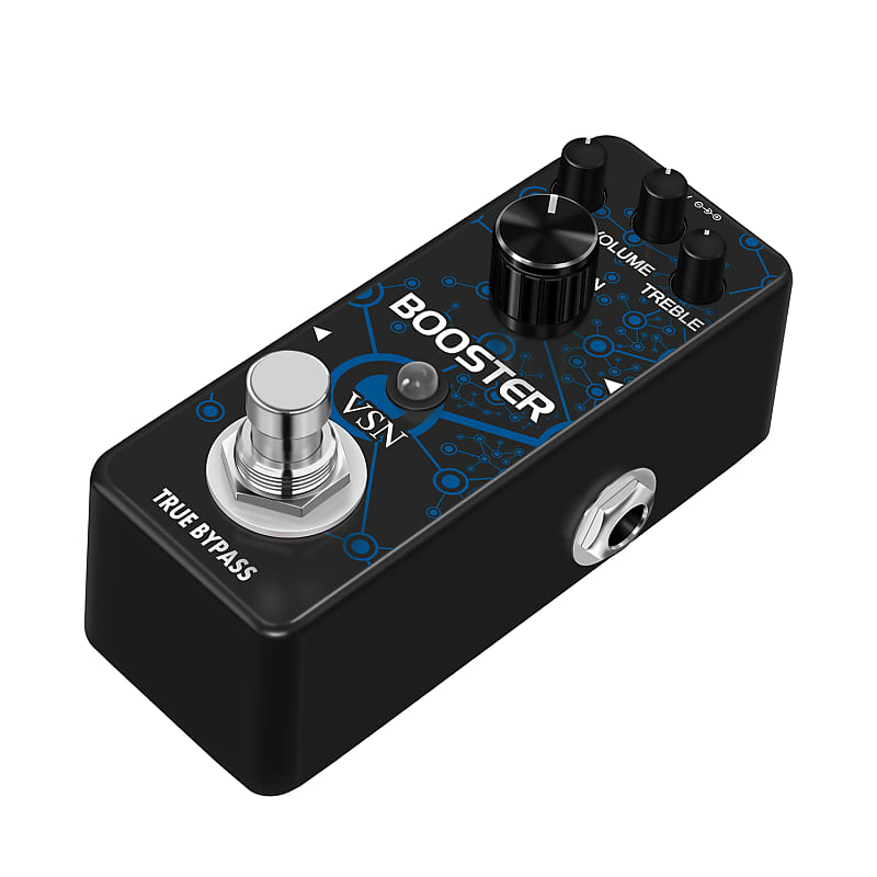 VSN LEF-318 Booster Pedal Clean Boost Effect With Bass&Treble | Reverb