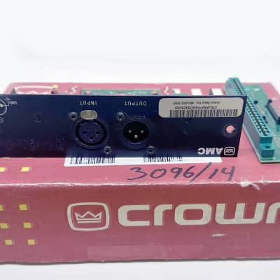 Crown P.I.P. 1990's. Programmable Input Card, FX Card 2 ch | Reverb