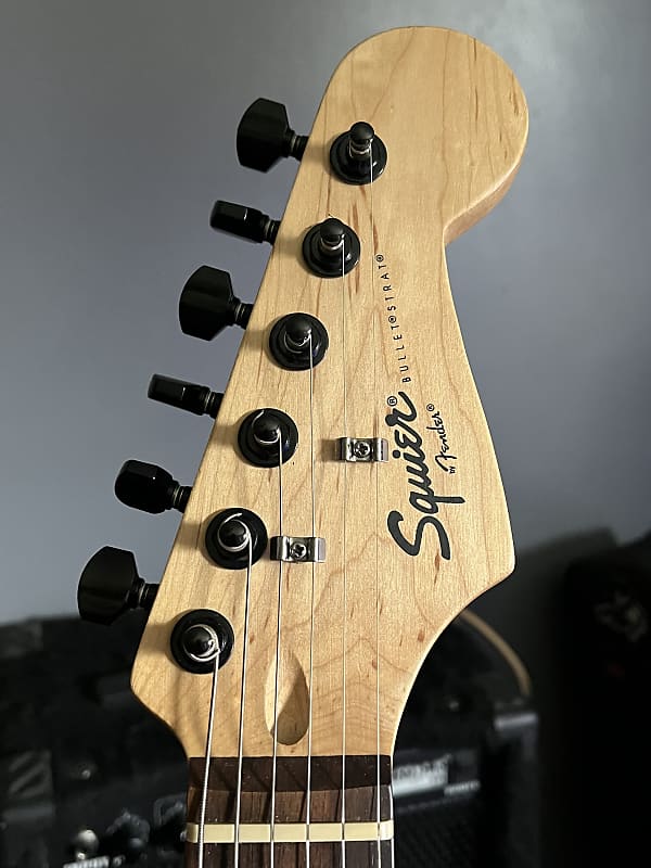 Fender Squier Stratocaster with '' HOT RAILS'' | Reverb