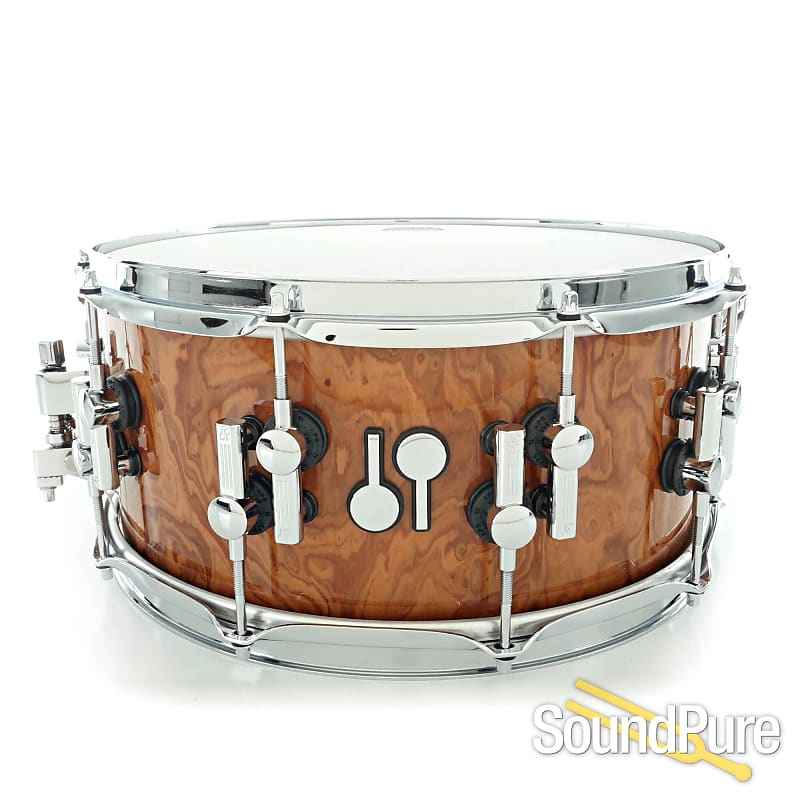 Sonor 6.5x14 SQ2 Vintage Beech Snare Drum-Walnut Roots Gloss | Reverb