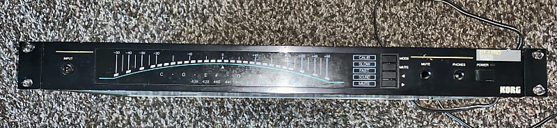 Vintage 1990’s Korg DT-1 digital guitar Rack Tuner | Reverb