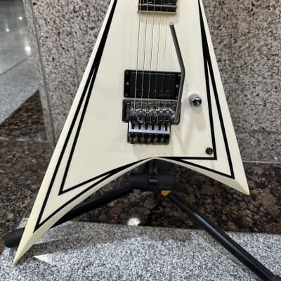 ESP Alexi Laiho Standard Scythe V 2007 White Electric | Reverb