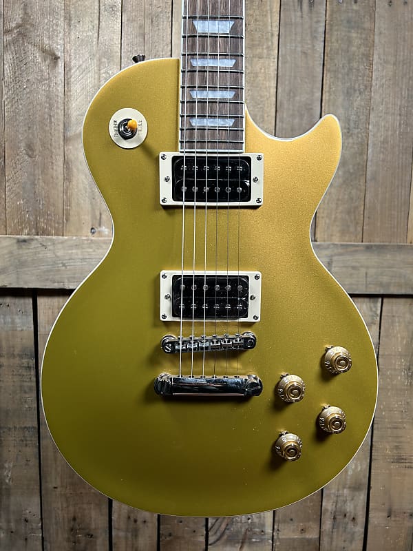 Epiphone Slash Model Les Paul Standard-Metallic Gold | Reverb
