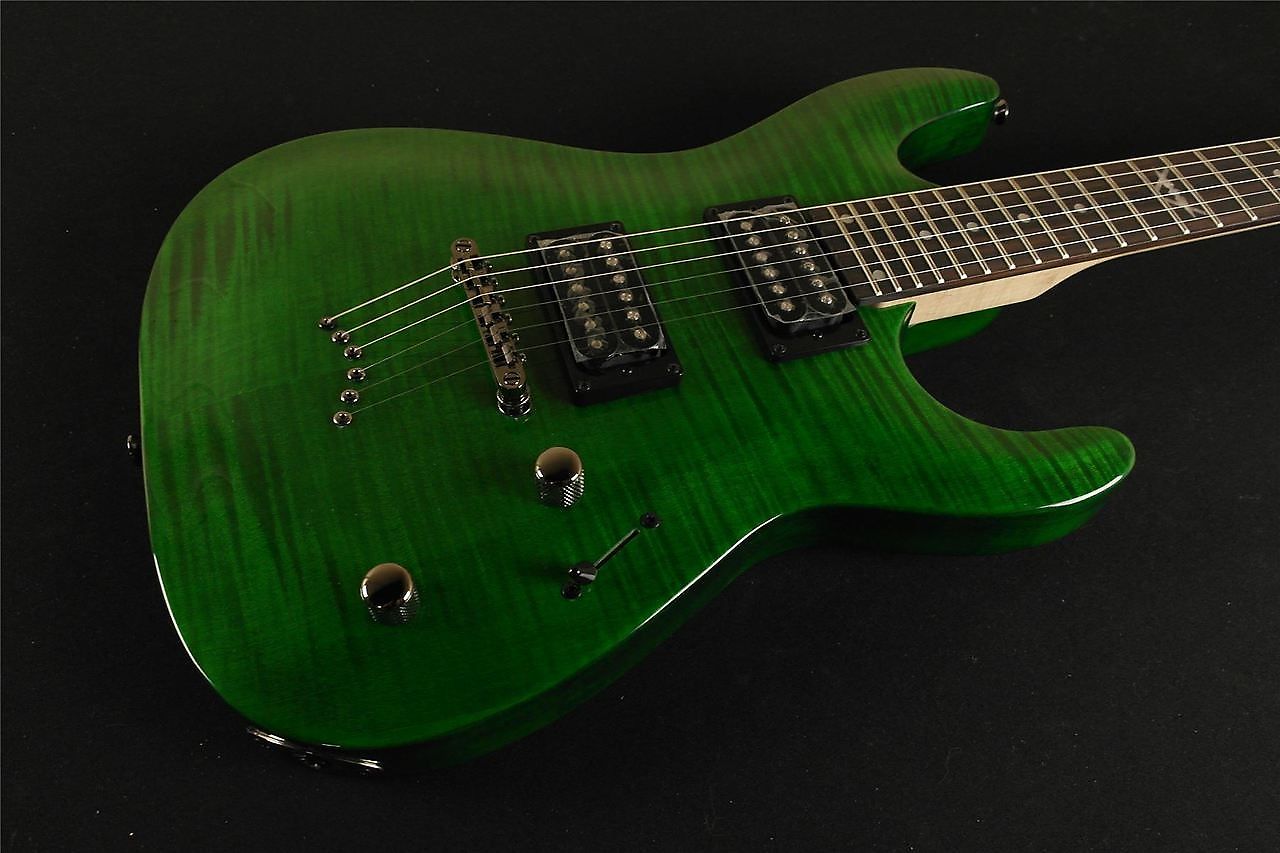 Dean Custom 350 Trans Green | Reverb Australia