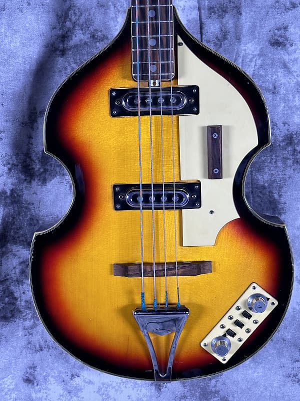 Univox Beatle Bass - Sunburst | Reverb