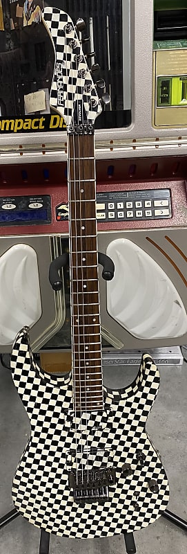 Fernandes Revolver Sustainer - Checkerboard Madness! - HSC | Reverb