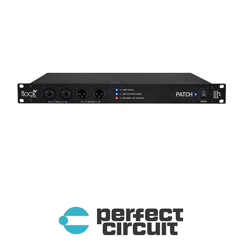 Flock Audio Patch 64-Point Analog Patchbay with Digital | Reverb