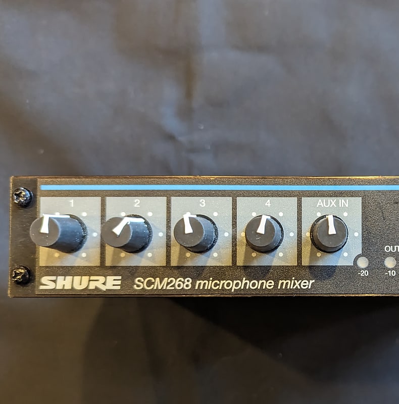 Shure SCM268 4 Channel Microphone Mixer | Reverb Canada