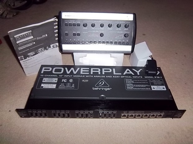 Behringer Powerplay 16 mixer and input module | Reverb