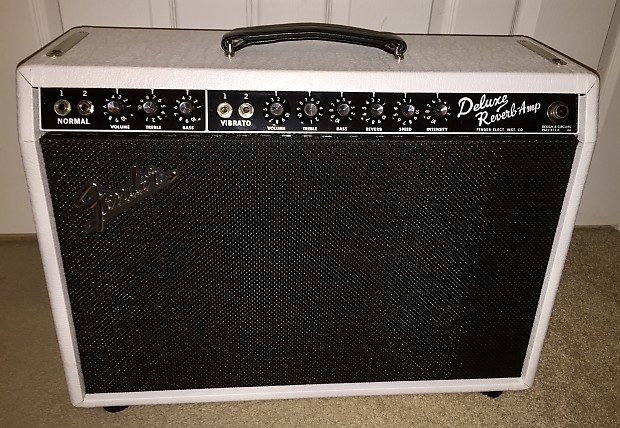 Fender, Deluxe Reverb, Hand-Wired, Rebuild, White | Reverb