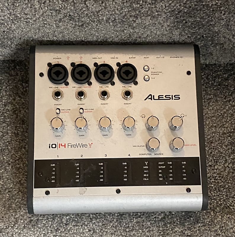 Alesis iO|14 4-Channel FireWire Recording Interface | Reverb