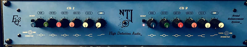 NightPro NTI 6 band Equalizer EQ3 1990's - Blue | Reverb