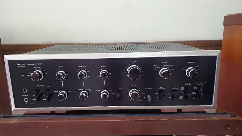 Sansui AU-9500 Stereo Amplifier Operational in Good Condition | Reverb