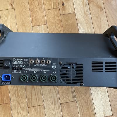 Carvin RX1200L 1600W powered mixer with speakers and monitors | Reverb