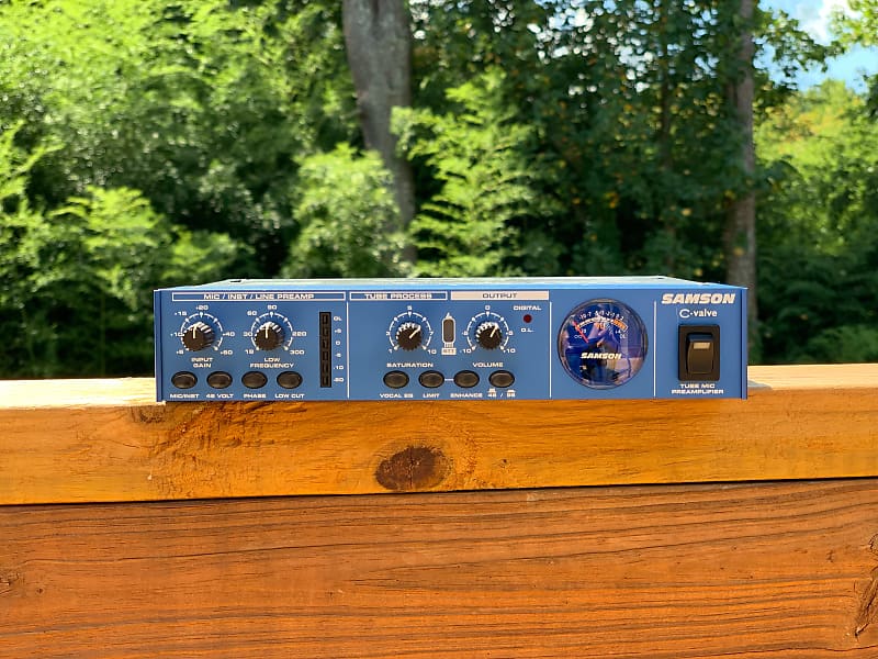 Samson C-Valve Mic Preamp 2010 Blue | Reverb UK