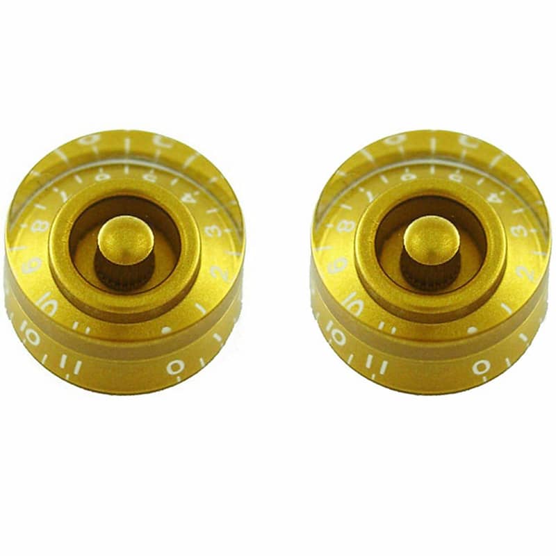 NEW (2) Gold 0-11 Speed Knobs CTS Split Shaft Pots Made for | Reverb