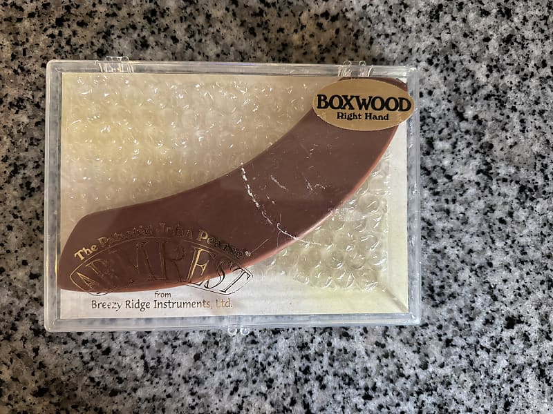 2 x The Patented John Pearse Armrest - Ebony & Boxwood | Reverb