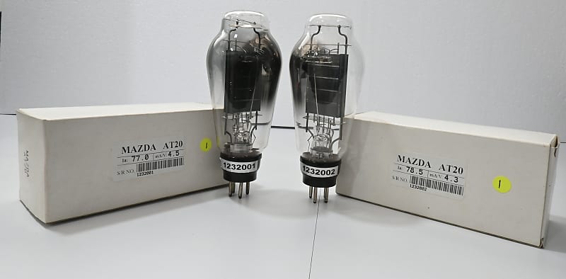 AT20 Mazda NOS Valve Tube Made in England AVO Tested 1MP | Reverb