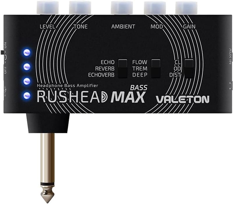 Valeton Rushead Max Bass USB Chargable Portable Pocket Bass | Reverb